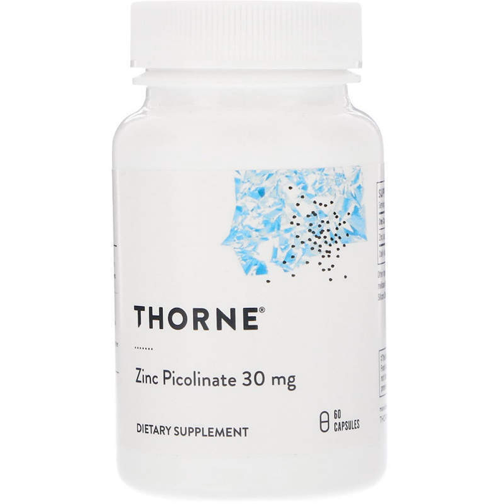 Цинк Thorne Zinc Picolinate 30 mg - 60 капс. купити в інтернет-магазині ...