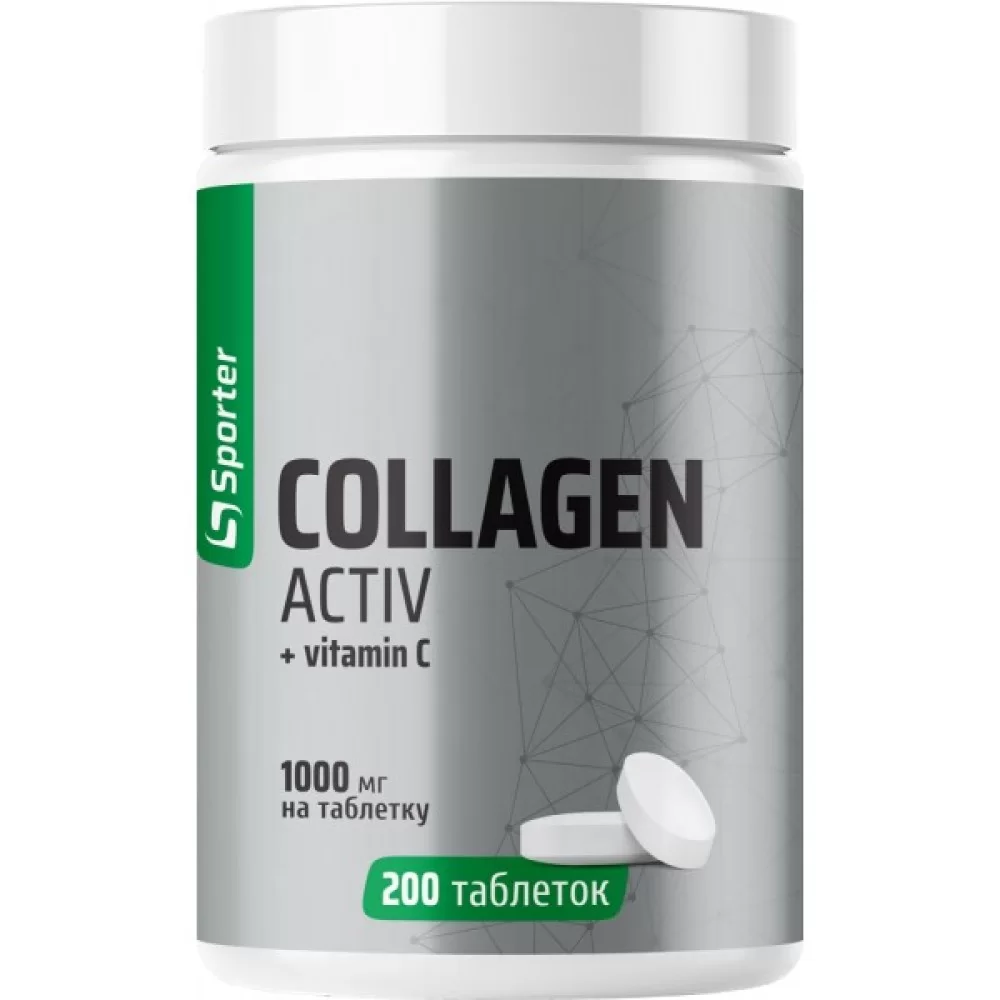 Колаген Sporter Collagen peptide 1000 мг 200 таб. купити в інтернет ...